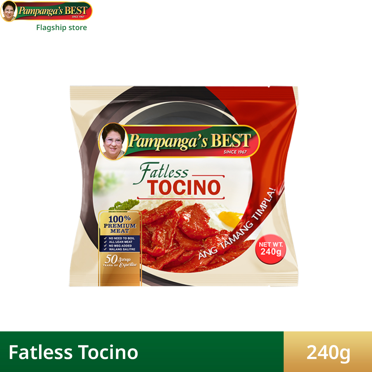 Pampanga's BEST Pork Tocino Fatless 240g | Lazada PH