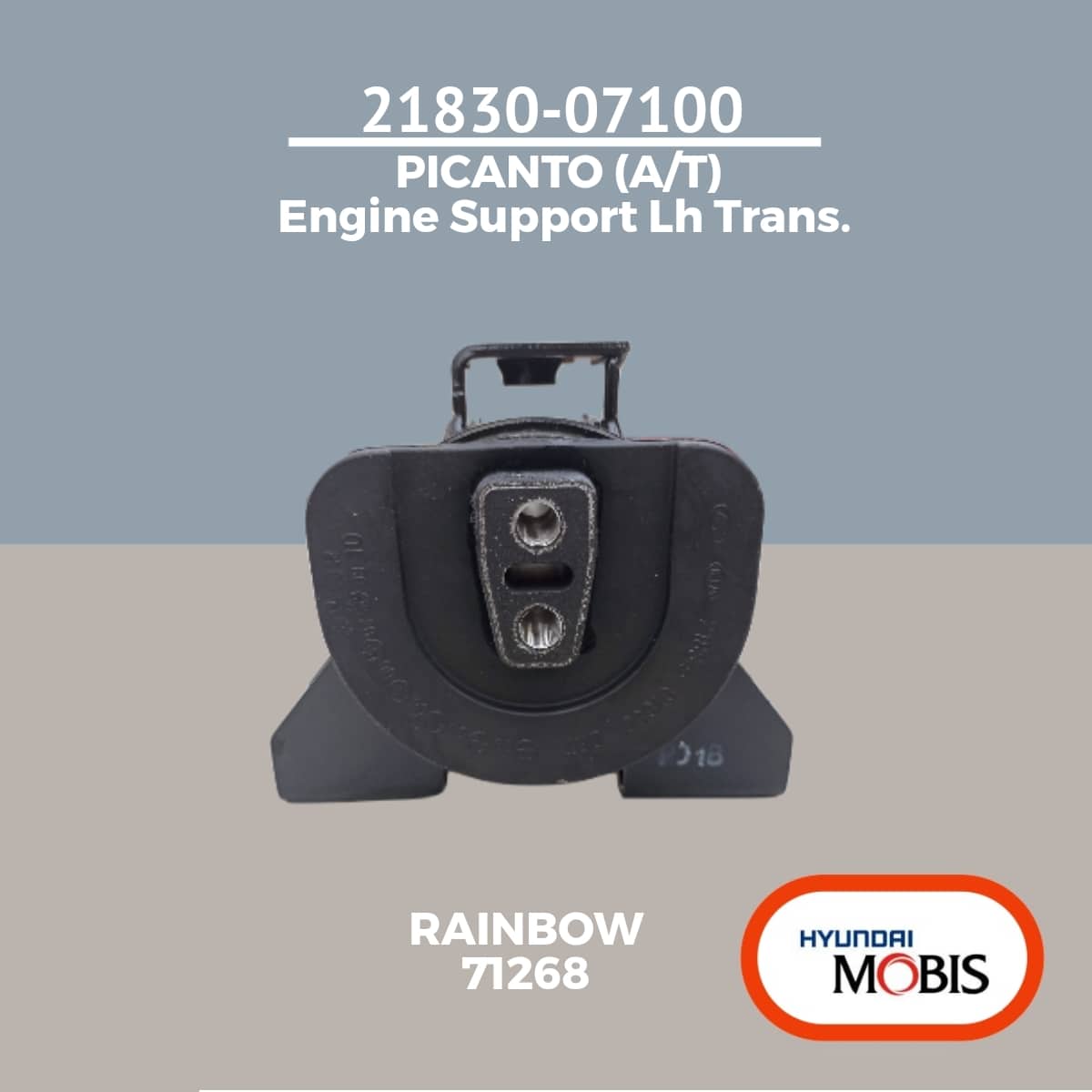 2183007100 Engine Support Lh Trans. for KIA Picanto (A/T) [Mobis ...