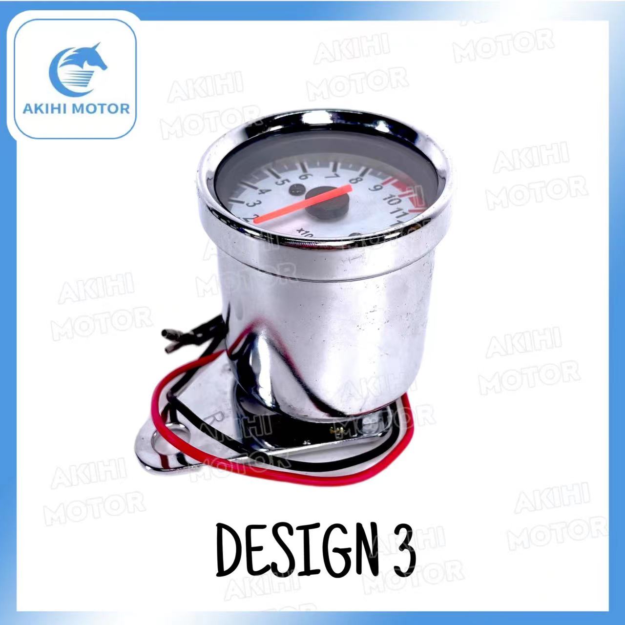 [AKIHI MOTOR] MOTORCYCLE RPM GAUGE ORDINARY UNIVERSAL | Lazada PH