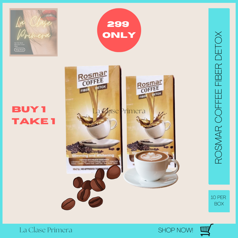 Rosmar BUY 1 TAKE 1 Coffee Fiber Detox Slimming and Whitening 10 ...