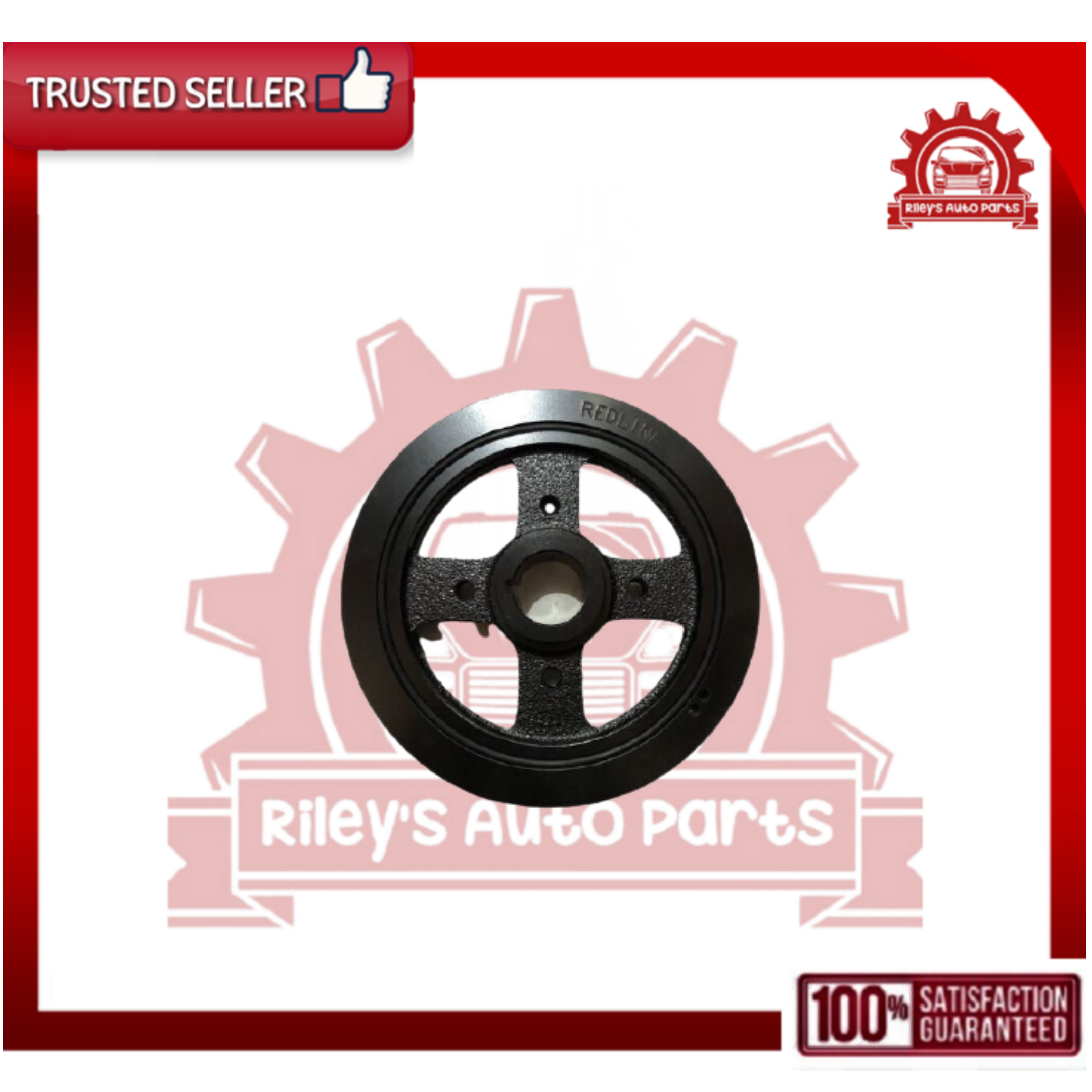 REDLINE CRANKSHAFT PULLEY FOR ALL TOYOTA COROLLA 1.3 2E ENGINE 89-00 ...
