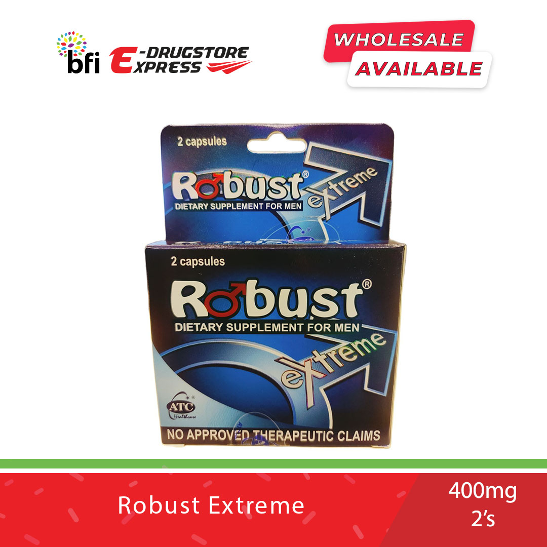 BFI E-Drugstore Robust Extreme 400mg 2's [SAME-DAY AVAILABLE] | Lazada PH