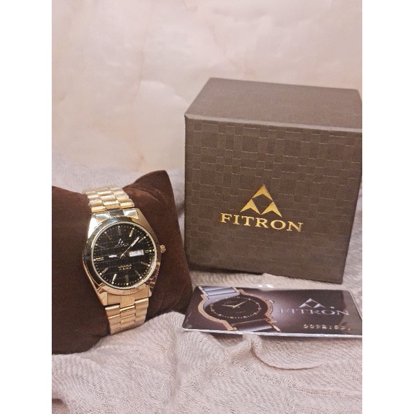 Authentic Fitron Gold Color Watch for Men | Lazada PH