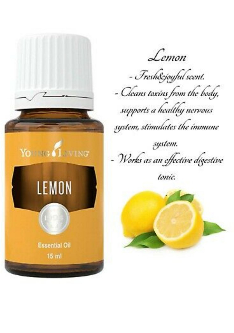 Lemon Essential Oil 15ml and Lemon Plus 5ml Young Living (Sealed ...