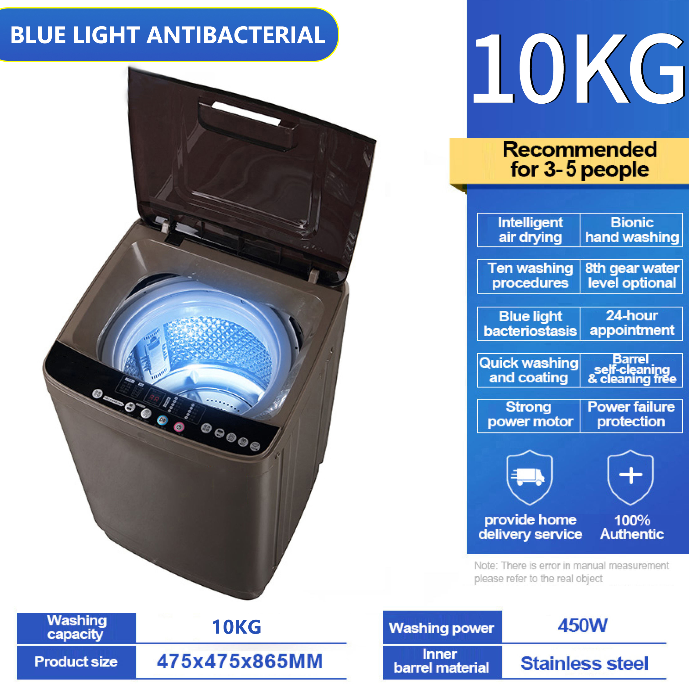 Elution all-in-one machine fully automatic washing machine large ...