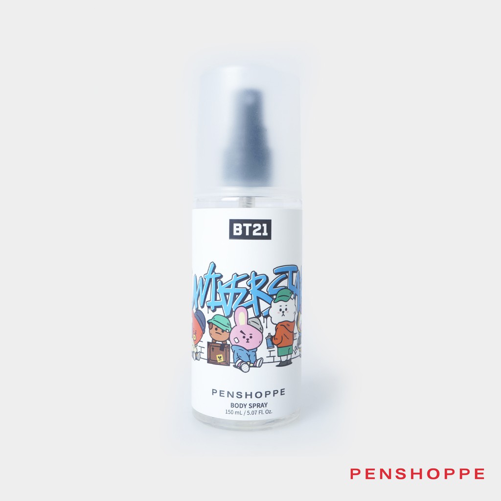 Penshoppe With BT21 Body Spray White - Perfume For Men 150ML | Lazada PH