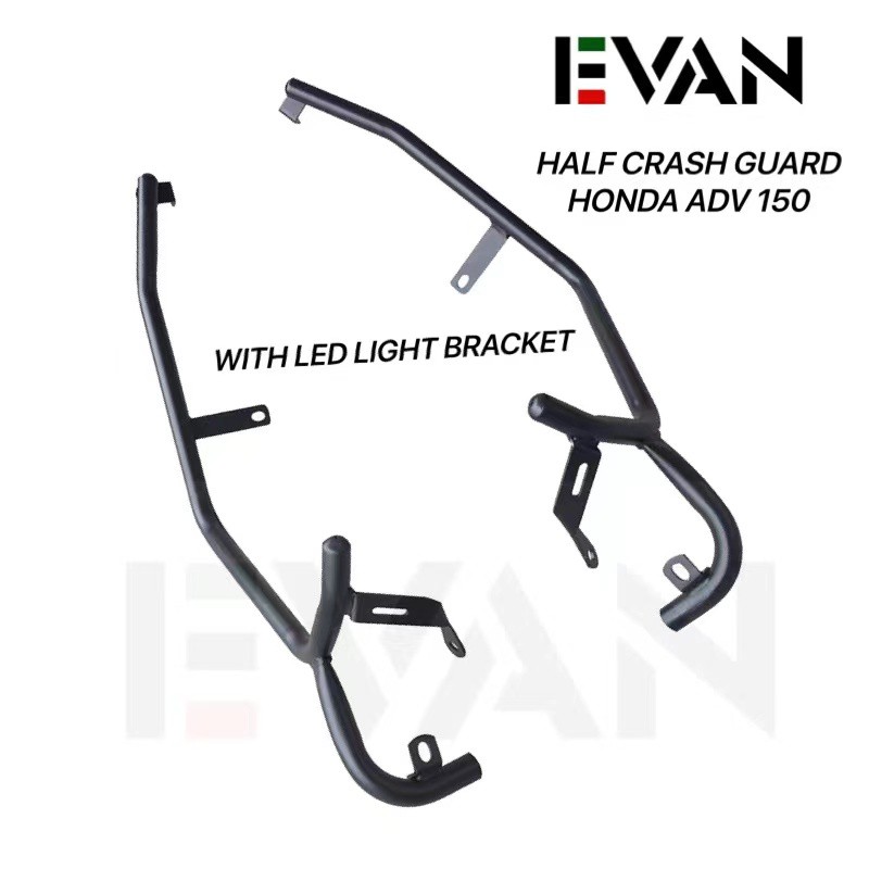 Ships immediately Half Crash Guard For Honda ADV 150 With Led Light ...