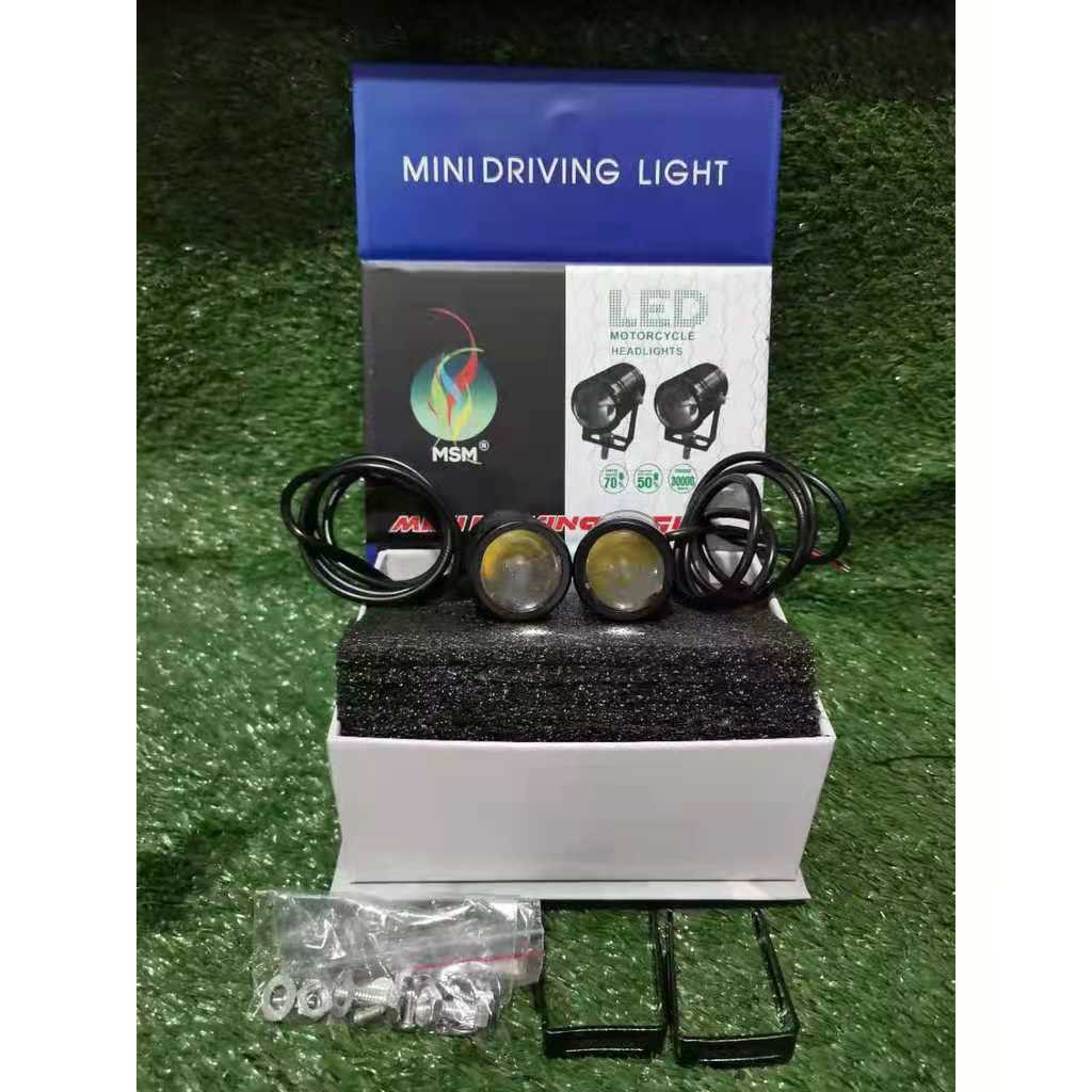 MSM Mini Driving Light (White / Yellow) | Lazada PH