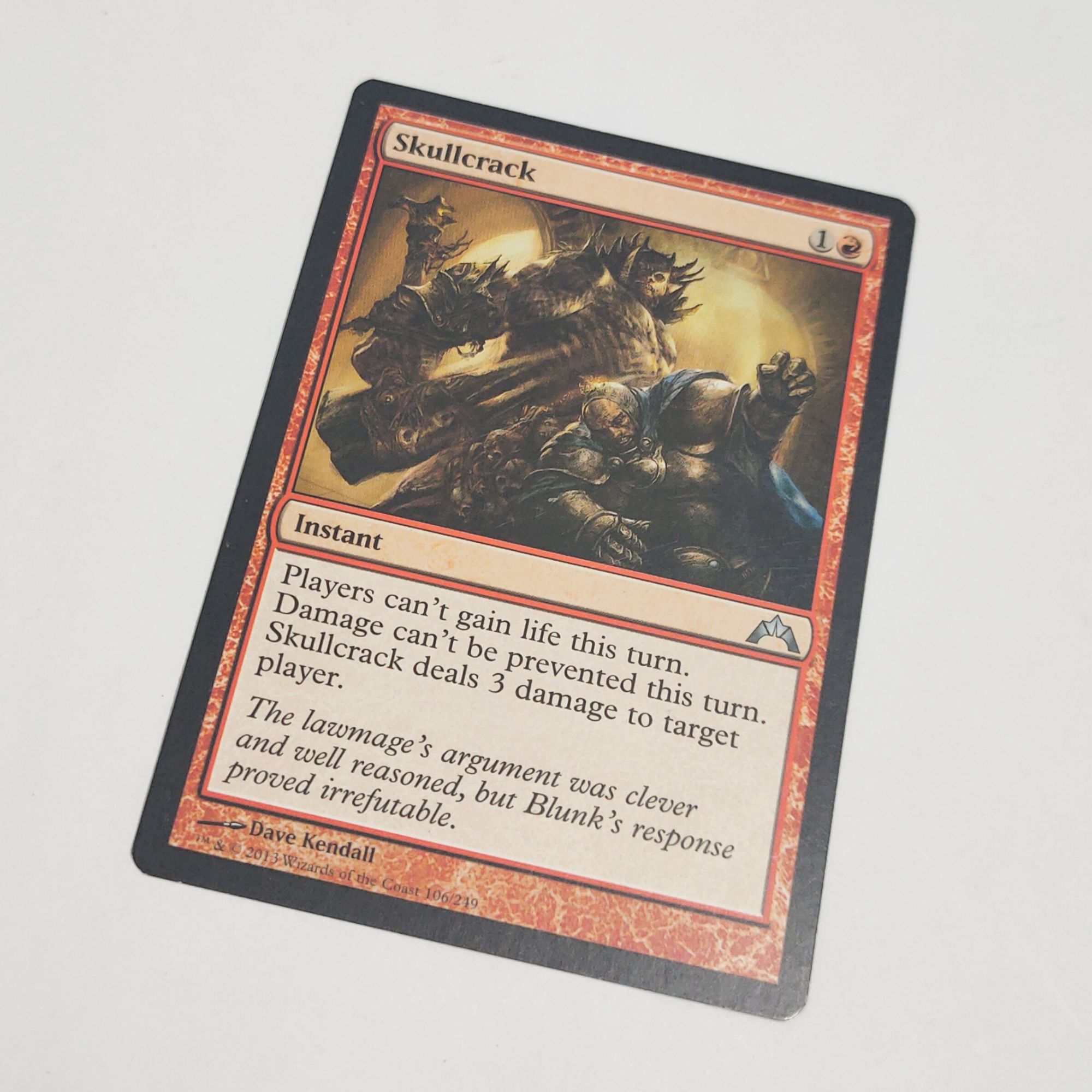 MTG Card SKULLCRACK Magic the Gathering Trading Card Game Red | Lazada PH