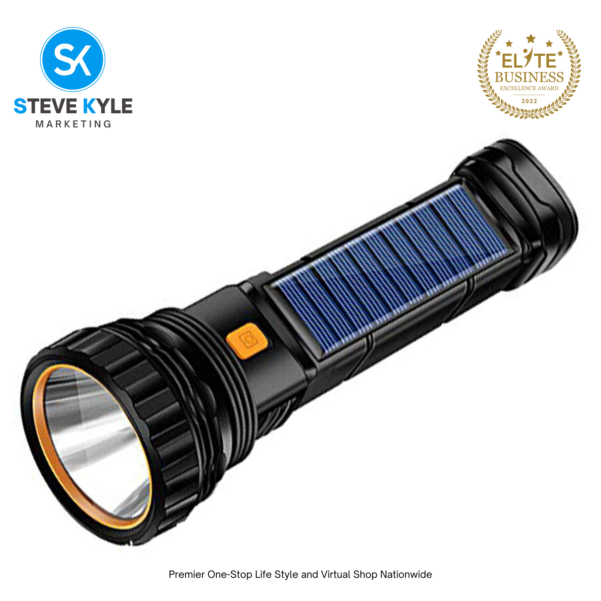 Solar/Rechargeable Multifunctional 1000 Lumens LED Torch with Emergency ...