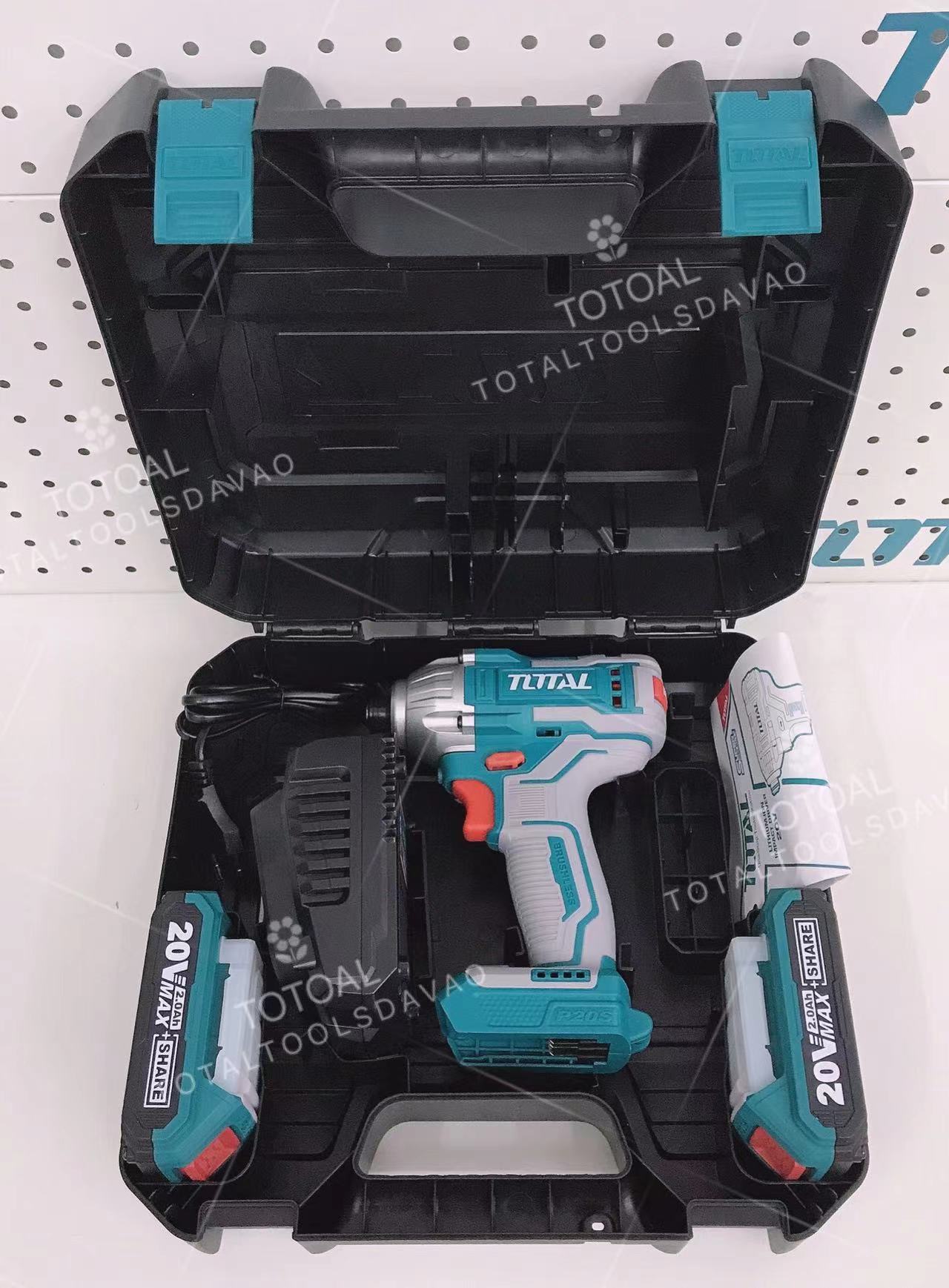 TOTAL CORDLESS impact driver w/CASE 20V TIRLI2017 | Lazada PH