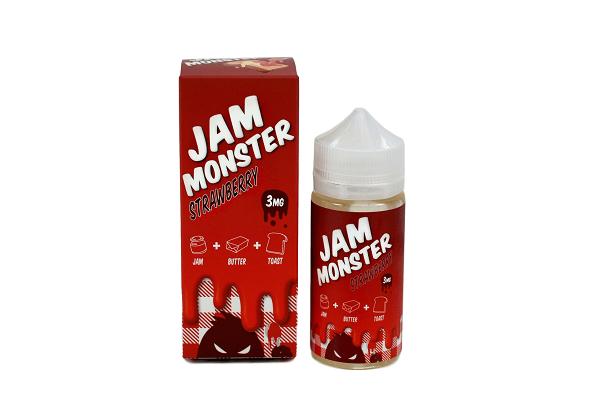 Jam Monster Strawberry 100ml Vape Juice E Liquid 3mg | Lazada PH