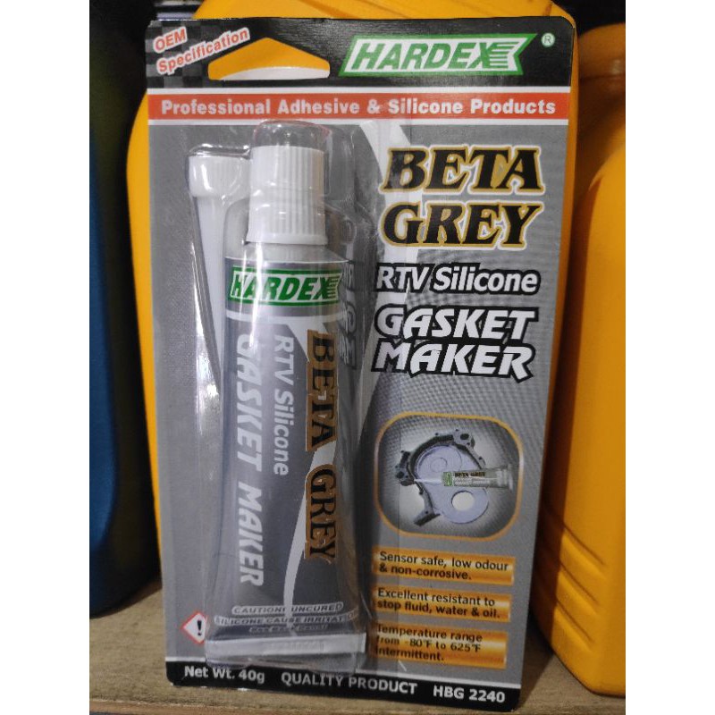 Hardex Beta Grey RTV Silicone Gasket Maker 40 grams | Lazada PH