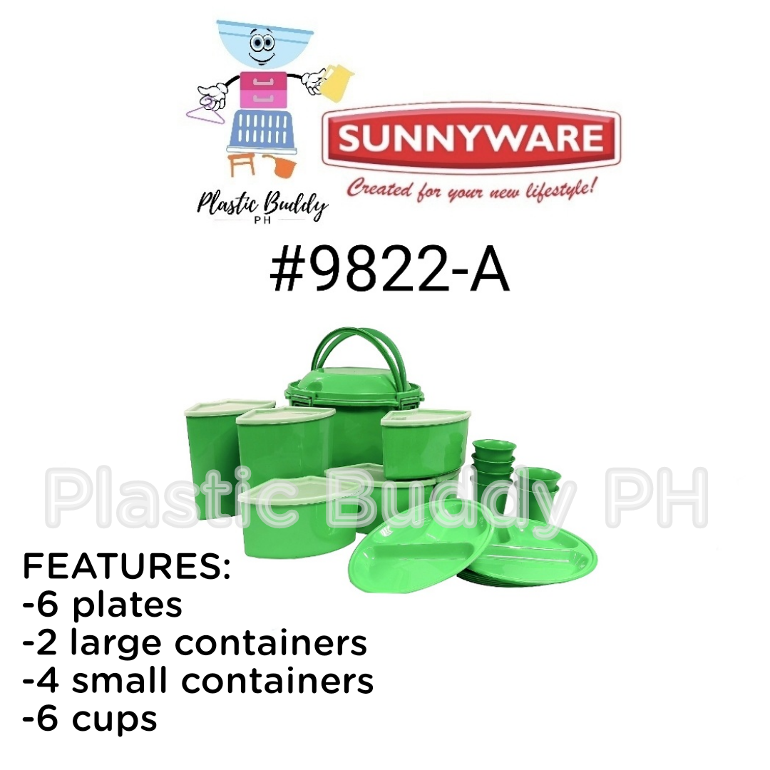 Sunnyware Picnic Mate 20pcs / Picnicmate / Food Organizer / Food ...