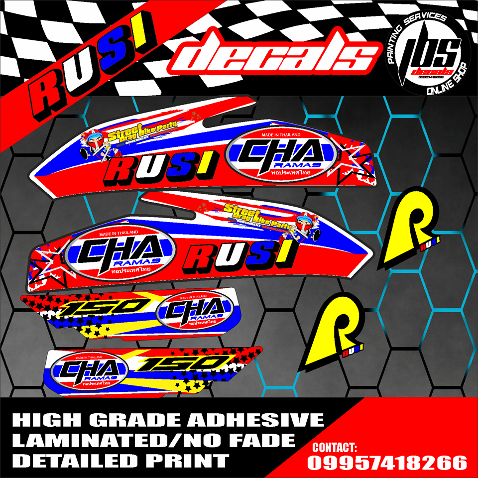 rusi thai decals | Lazada PH