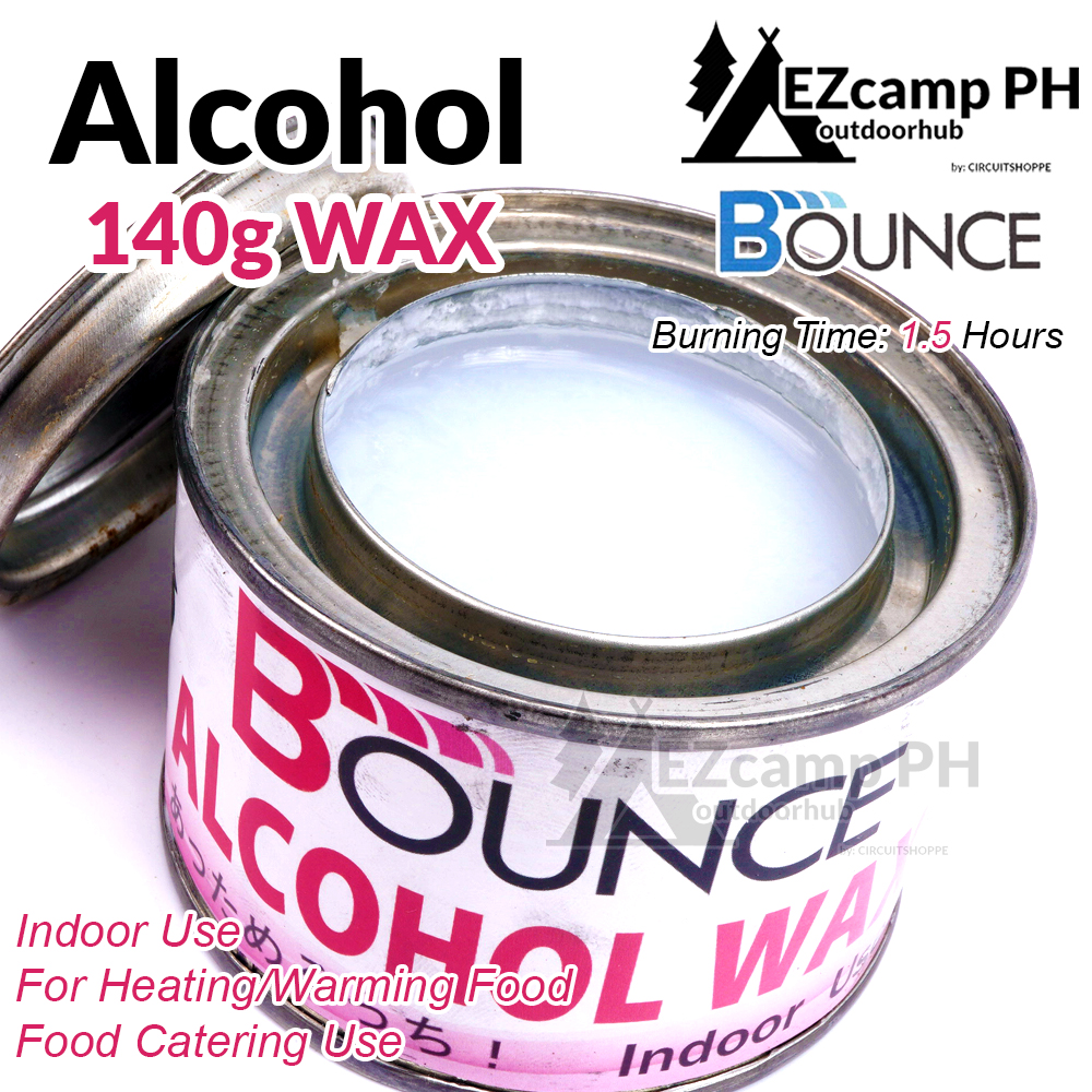 BOUNCE 140g 5KG Alcohol GEL WAX Indoor Outdoor Camping Cooking Chafing ...