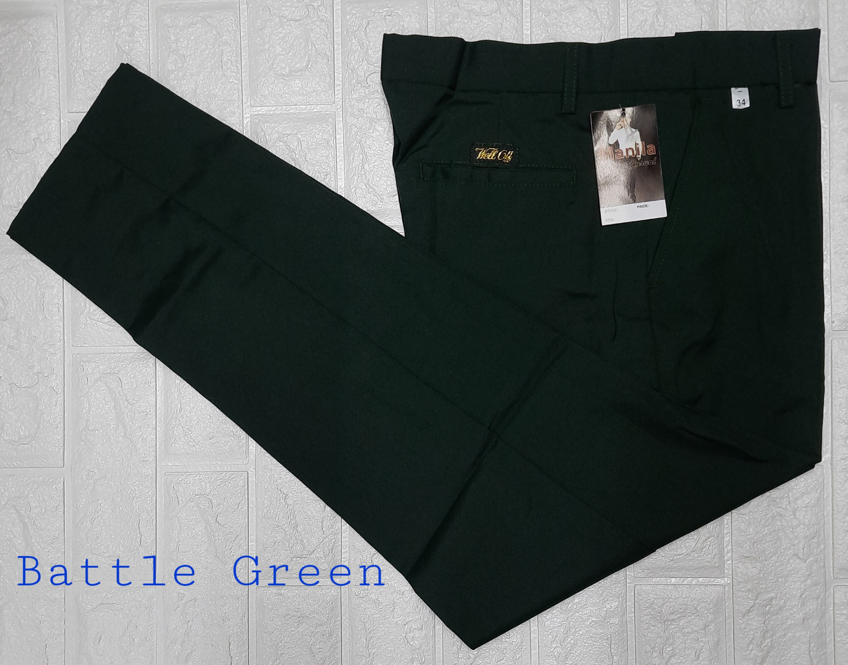 WELL-OFF SLACKS FOR MEN SEMI BASTON(MANILA BRAND) | Lazada PH