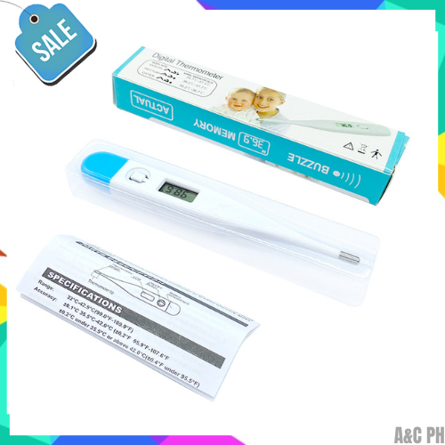 Digital Thermometer Clinical With Automatic Alarm Easy to Read High Accuracy Compact Digital ...