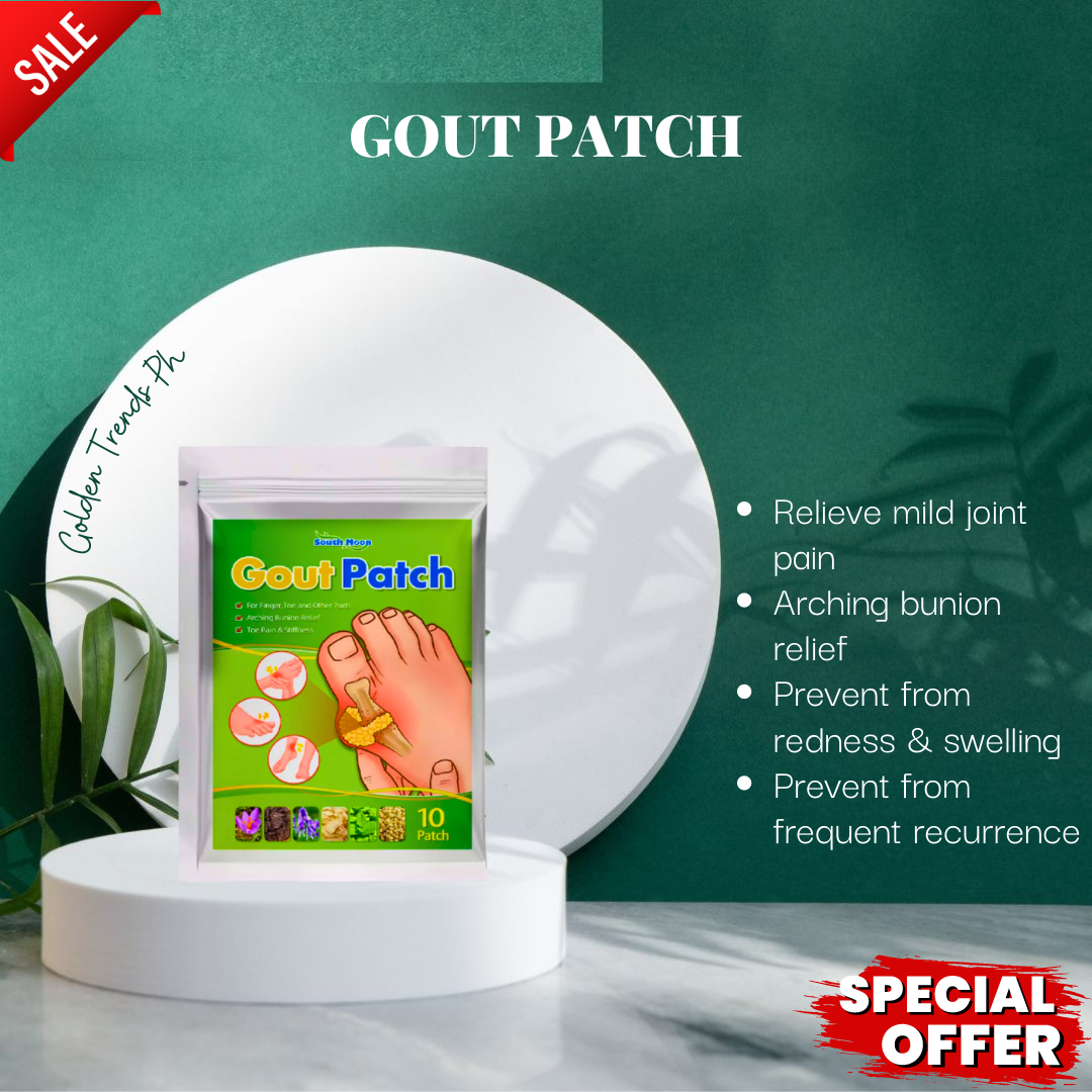 Gout treatment relief patch for rayuma, foot, hand and joint knee pain ...