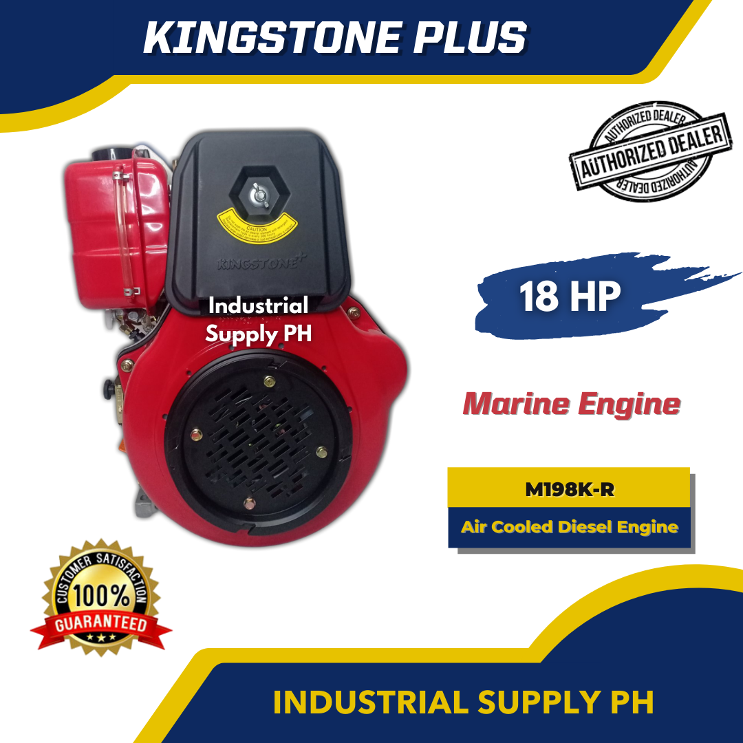 KINGSTONE PLUS M198K-R Direct Injection Air-Cooled Diesel Engine 18 HP ...
