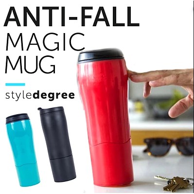 Anti Spill Mug Tumbler Bottle Cup Suction Magic Tumbler Anti Fall Over ...