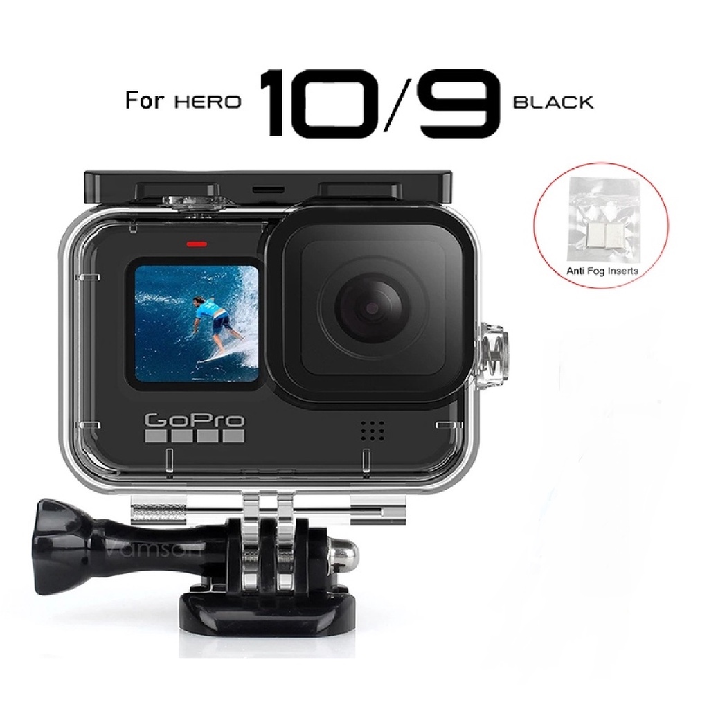 GoPro Hero 9/10 Waterproof Case Underwater 50M Protective Housing Cover ...