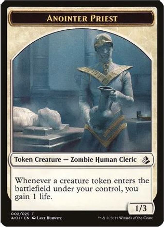 MTG White Tokens : Anointer Priest, Aven Initiate, Human Soldier ...