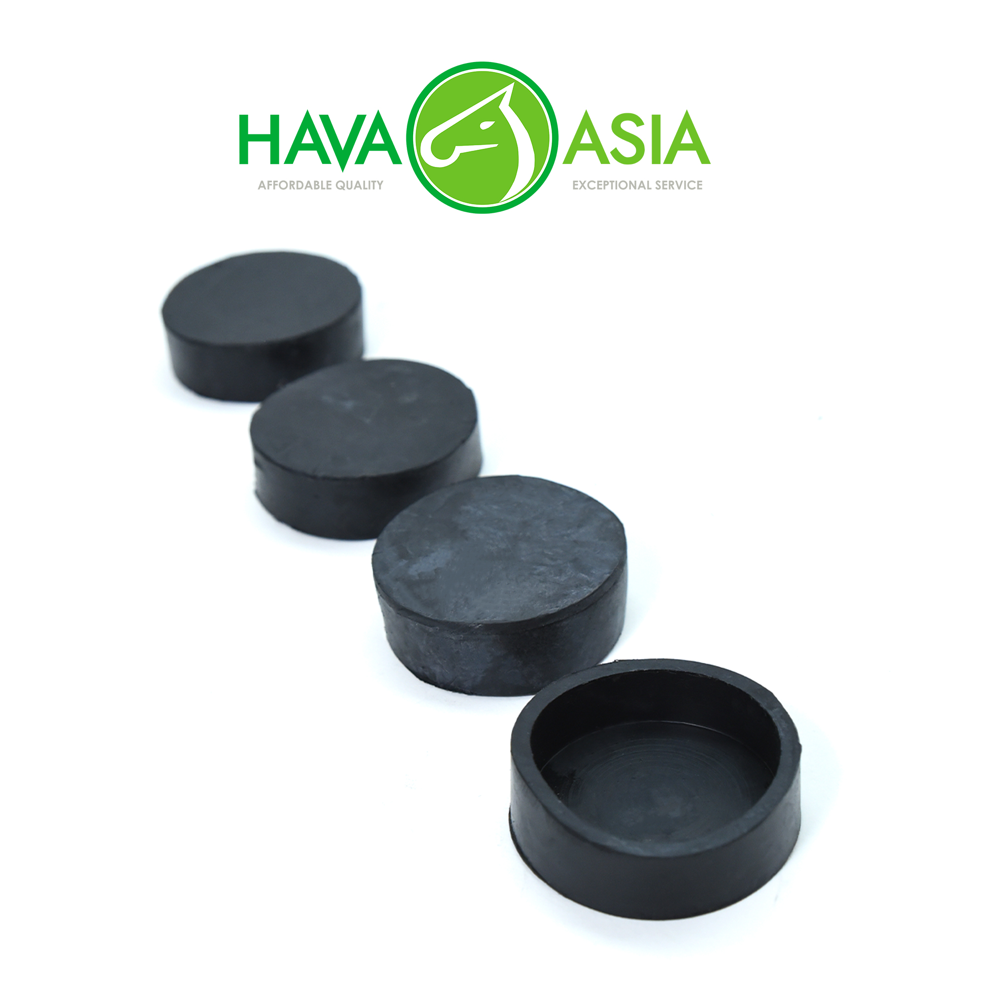 HavaAsia Rubber Footings Round Type 4 Pcs. (Code: Rubber Footing ...
