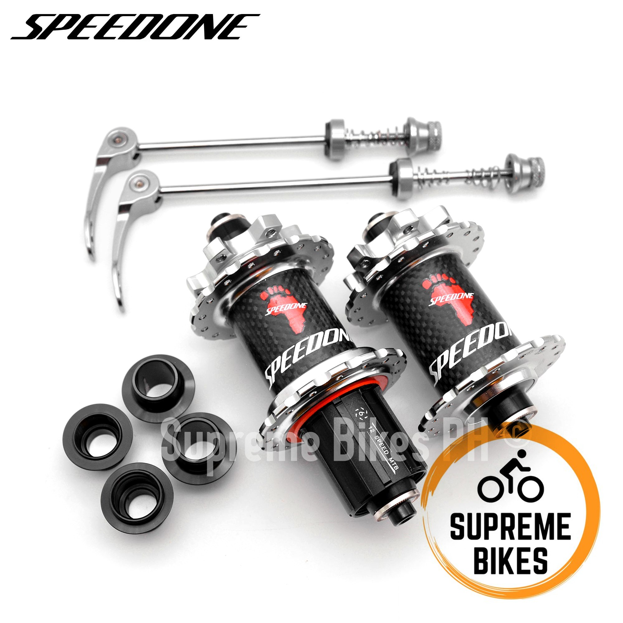 Speedone Pilot Hub Set QR / Thru Axle Non-Boost 32H 6-Bolt | Lazada PH