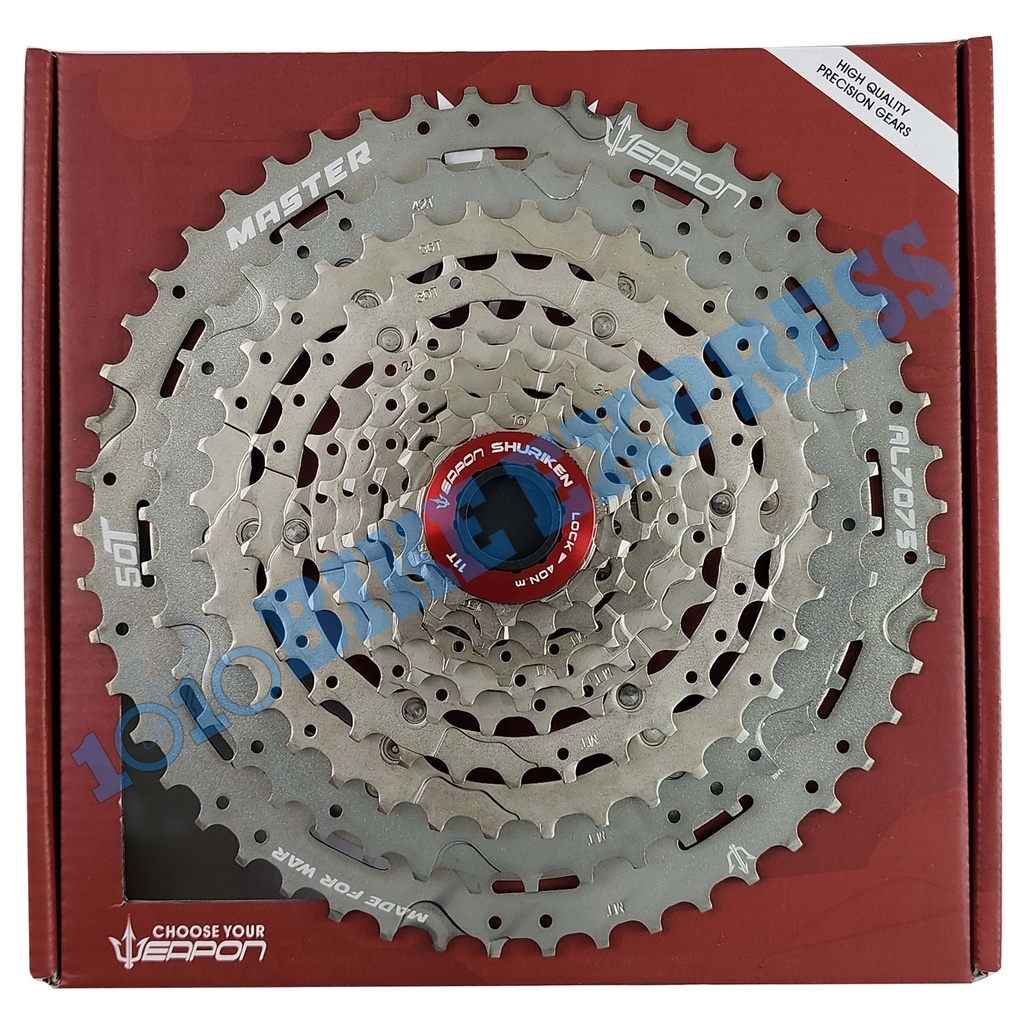 Weapon Shuriken Elite Master Cassette Cogs 8 / 9 / 10 / 11 / 12 Speed ...