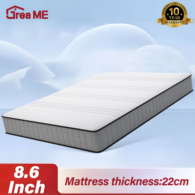 DreaME 8.1/8.6/10/10.5 inch thickness bed mattress Memory Foam Spring ...