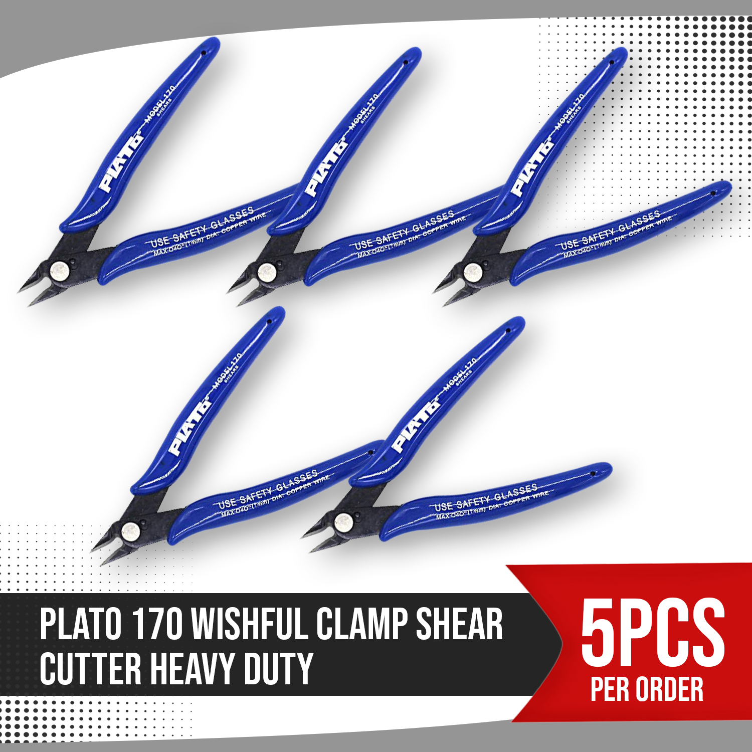 5pcs Plato 170 Wishful Clamp Shear Cutter Heavy Duty | Lazada PH