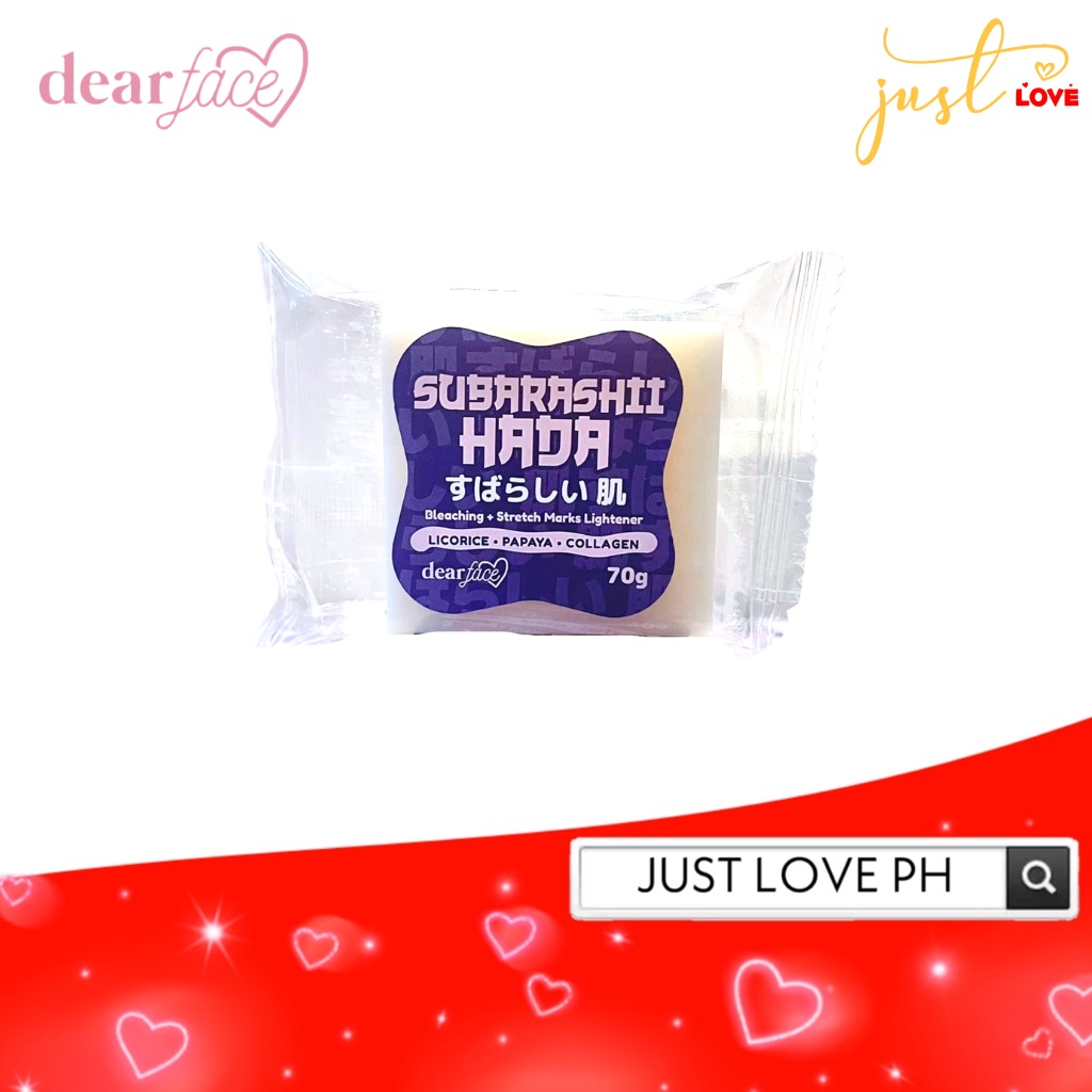Dear Face Subarashi Hada Soap 70g (Sold per pc) | Lazada PH