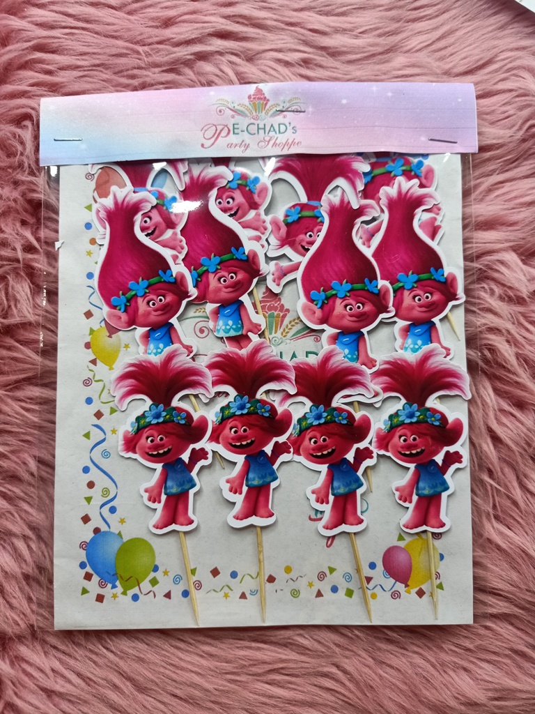 TROLLS PRINCESS POPPY CUPCAKE TOPPER | Lazada PH