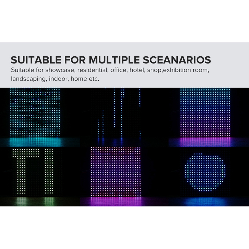 SP801E Wifi Art-Net LED Controller LED Matrix Panel Module WS2812B WS2811 Light Strip Wireless ...