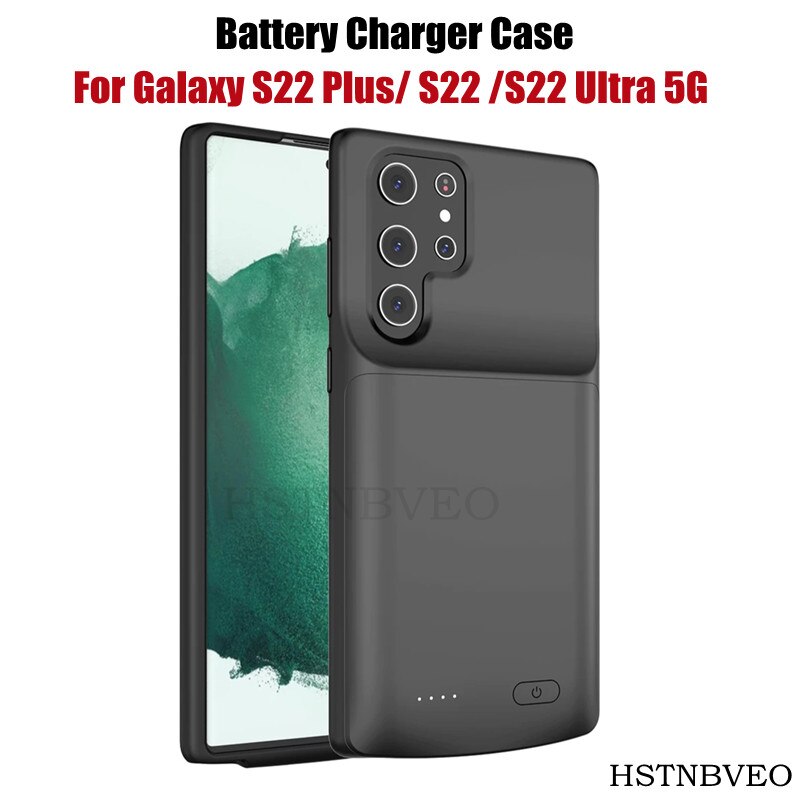 Battery Charger Case For Samsung Galaxy S22 Ultra Power Bank Case ...
