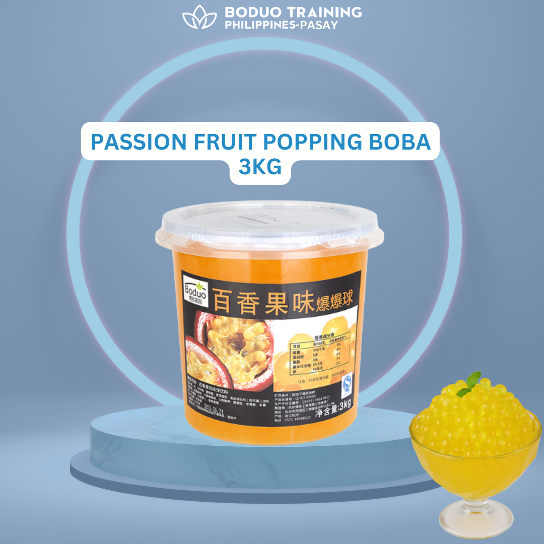 BODUO Passion Fruit Flavored Popping Boba 3kg | Lazada PH