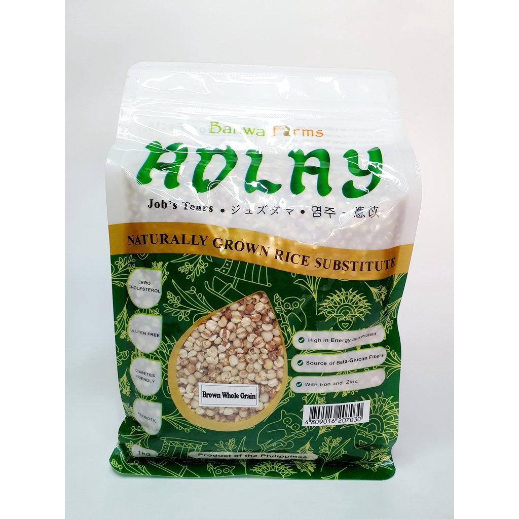 Banwa Farms Brown Whole Grain Adlay / Adlai / Job's Tears / Coix Seed ...