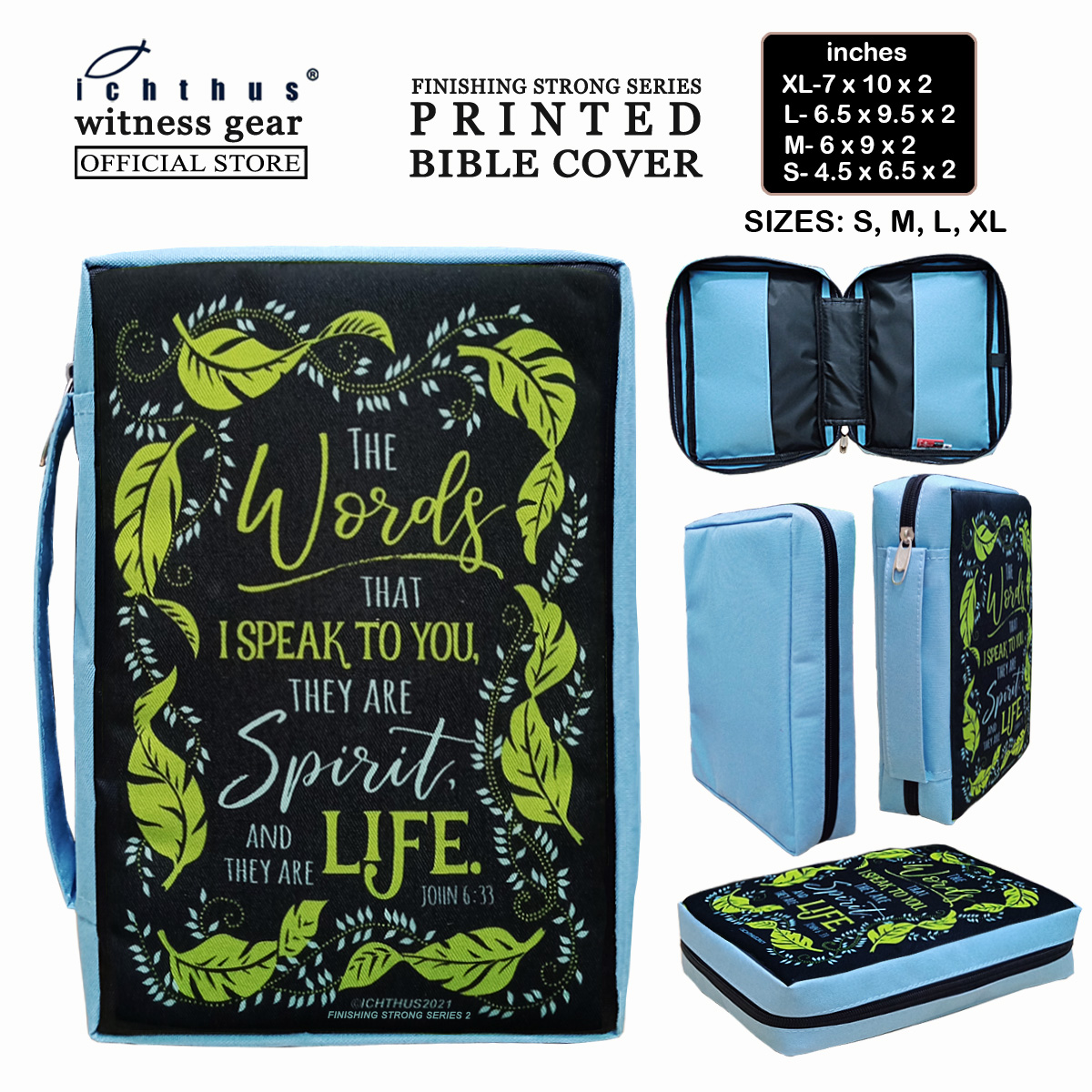 Bible Cover Sturdy and Affordable Bible Cover with Zipper Bible Cover ...