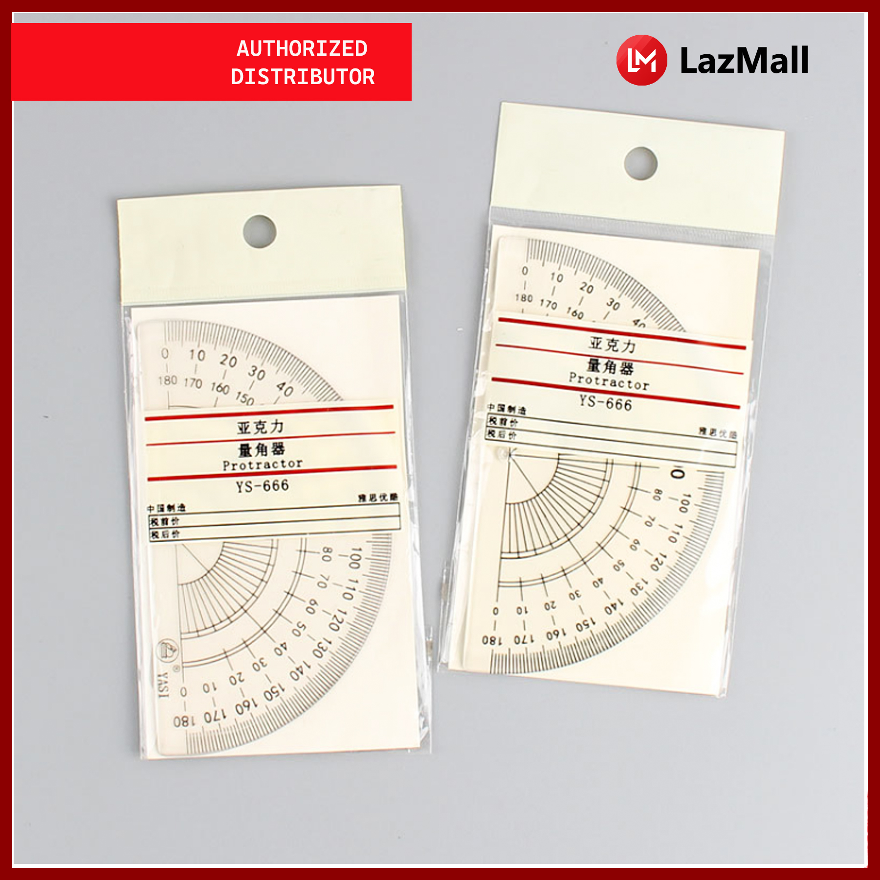 Clear 180° Degree Protractor Angle Measurement Rulers Half Circle Ruler ...