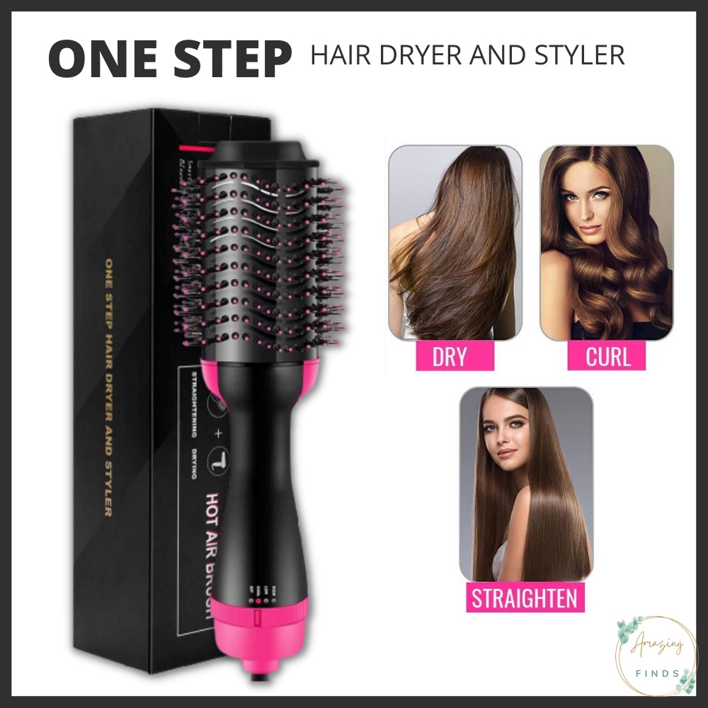 One Step Hair Dryer Styler Volumizer Multi-functional High-power 3-in-1 ...