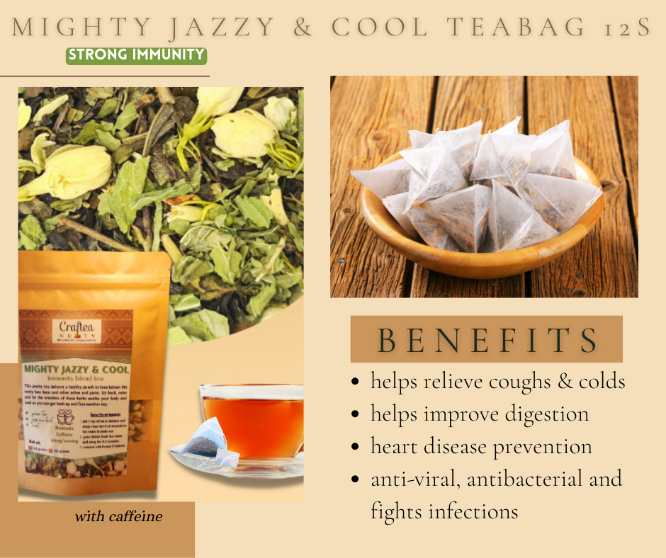 Blended Tea | Jasmine Green Tea with Mint | Jasmine bud flower tea ...