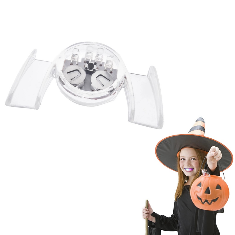 Funny LED Light Up Mouth Braces Clow Teeth Halloween Party Rave ...