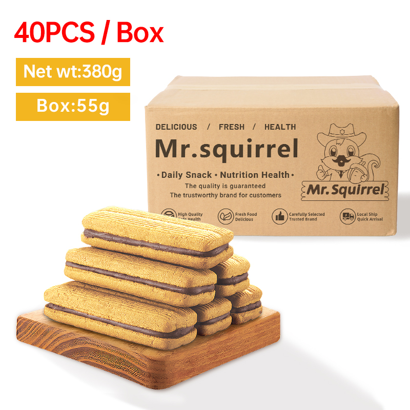 Chocolate Sandwich Cookie Biscuits 40PCS/BOX Ready to Eat Snack ...