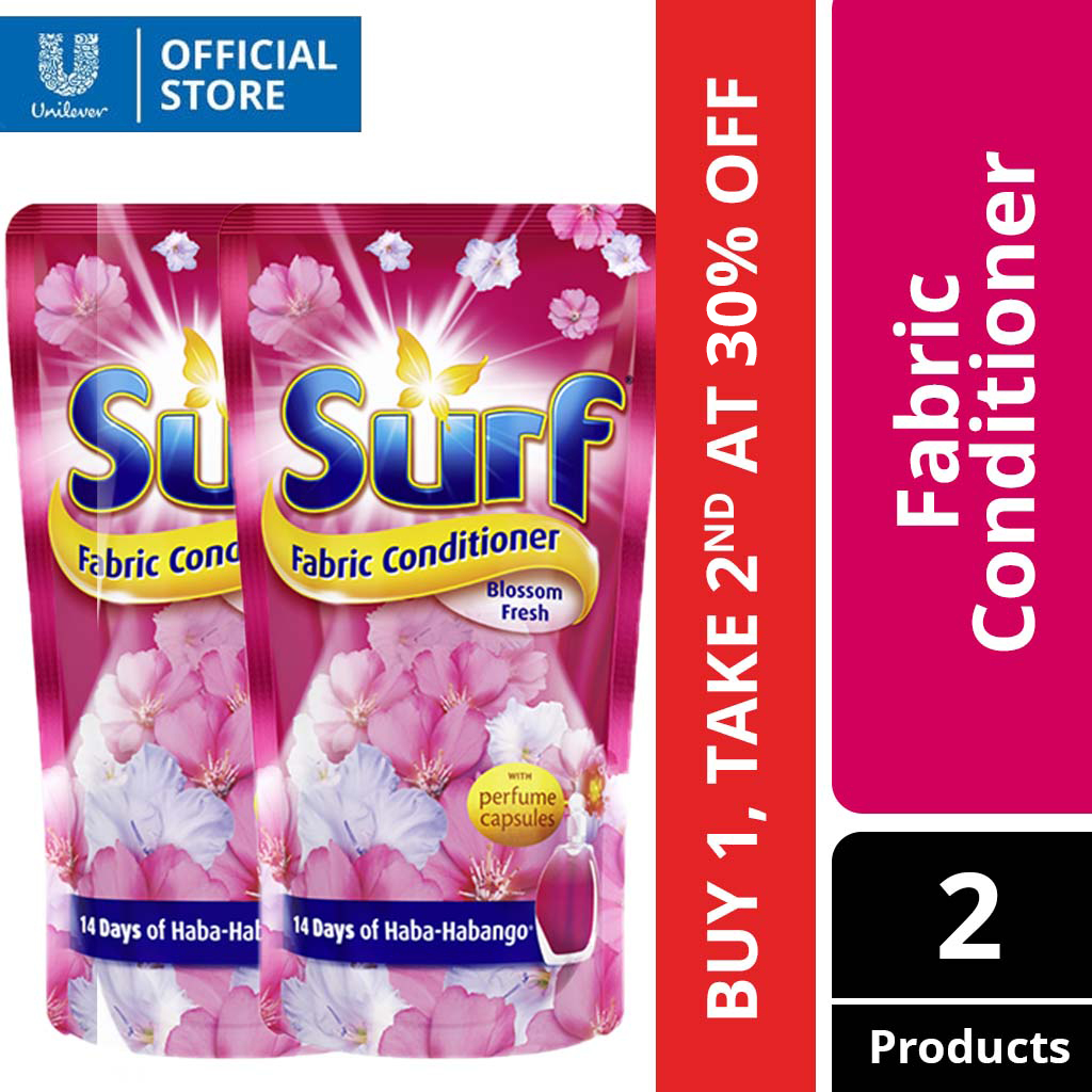 [BUNDLE OF 2] Surf Blossom Fresh Fabric Conditioner Pouch 670ml | Lazada PH