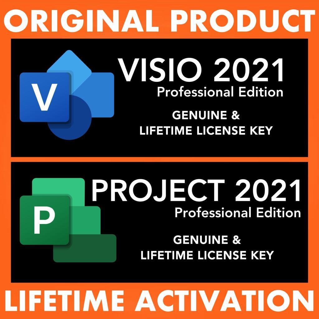 Original Visio & Project | 2016 Professional license activation key ...