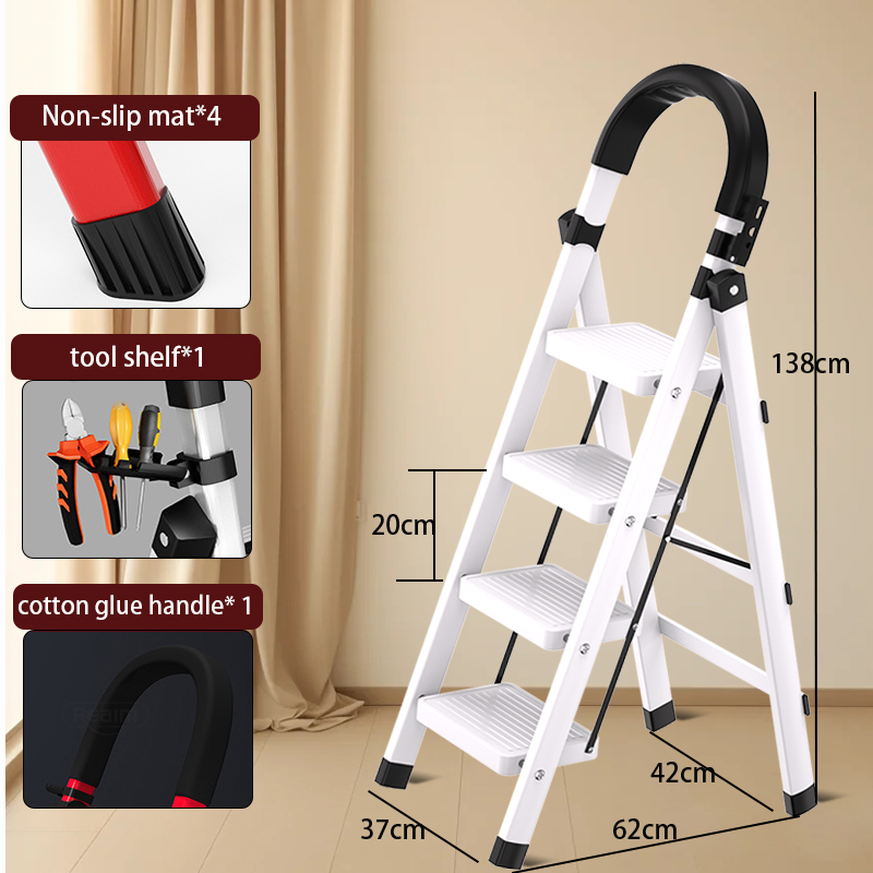 ladder 3/4/5/6/7 Step Ladder Foldable aluminum heavy duty Hagdanan ...
