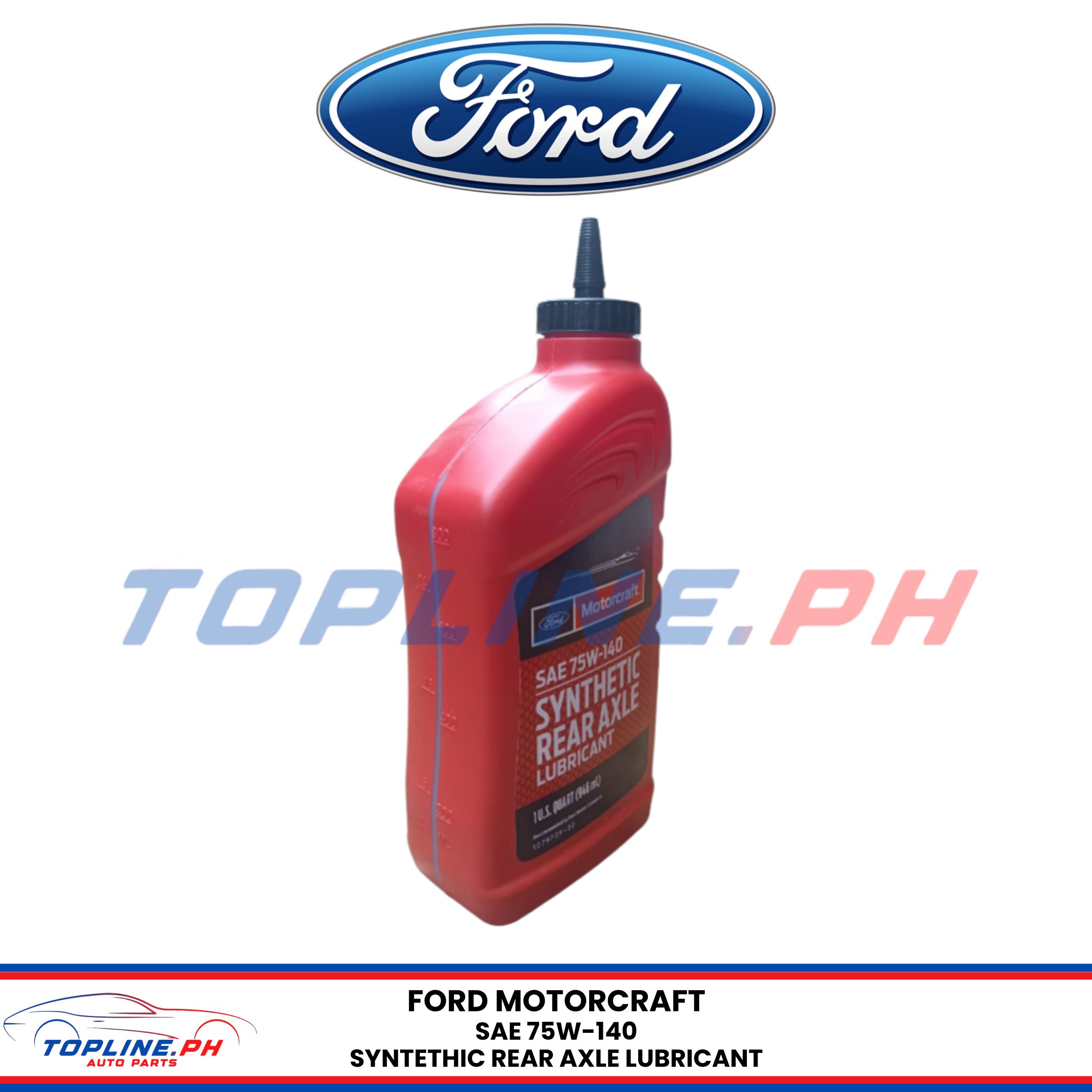 Ford Motorcraft SAE 75W-140 Synthetic Rear Axle Lubricant 946ml | Lazada PH