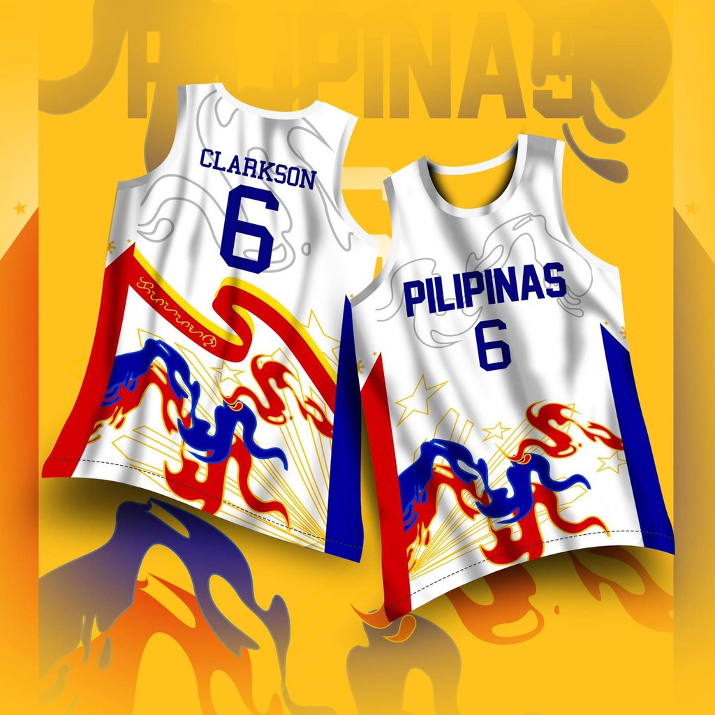 #6 GILAS PILIPINAS JERSEY DESIGN FULL SUBLIMATION BASKETBALL JERSEY ...