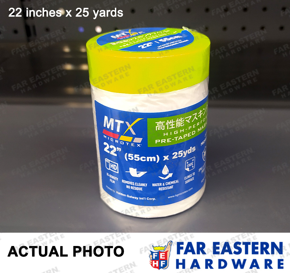 MICROTEX MTX Pre-taped Masking Film Tape High Performance | Lazada PH